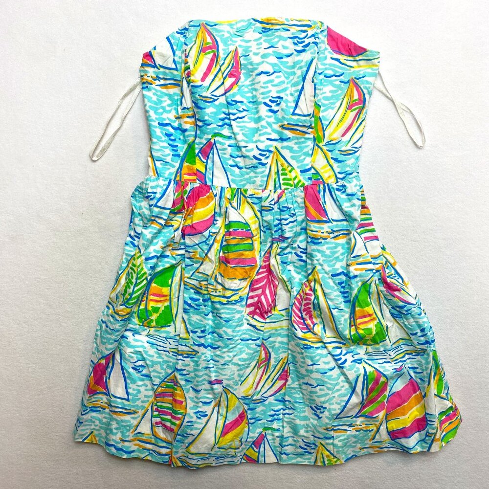 Lilly Pulitzer Sailboat Gotta Regatta Dress Women's 0… - Gem